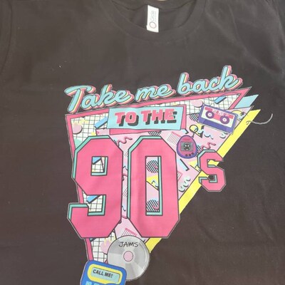 Take Me Back to the 90's Shirt, Retro 90s Gift Shirt, 90s Party Outfit ...