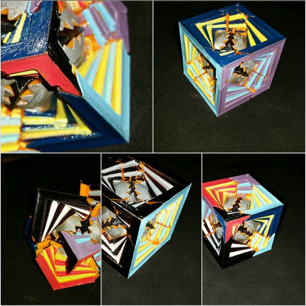 Vortex Gear Cube Fidget and Stress Relief Desk Toy Goings Innovations ...