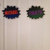 Comic Book Door Sign Personalized Name Sign Super Hero Sign Last Name ...