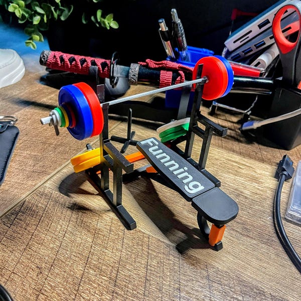 Miniature Weightlifting Powerlifting Cast Iron Plates, Collars, and ...