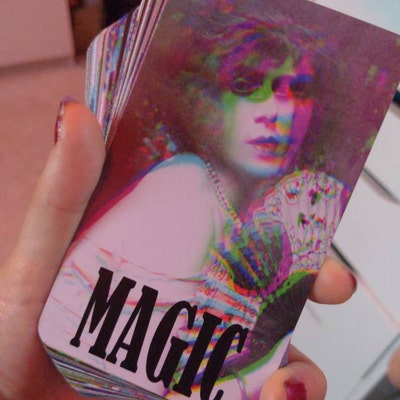 Sapphic Static Oracle Deck 48 Card Deck for Intuitive Queer - Etsy