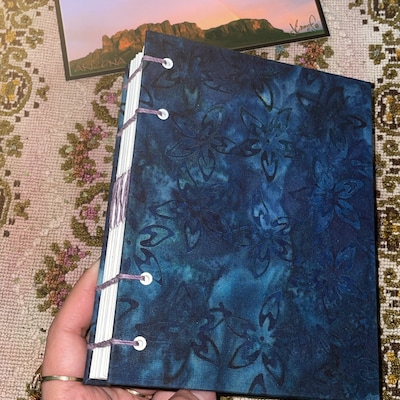 Handmade Journal, Handbound Sketchbook, Mixed Media Art Journal, Travel ...