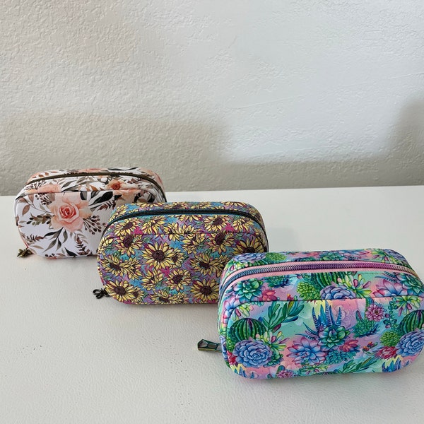 PDF Sewing Pattern - Mika - Essential Oil or Toilerty Bag With Elastic ...