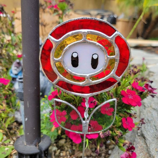 Handmade "mario Star" Stained Glass Suncatcher - Etsy