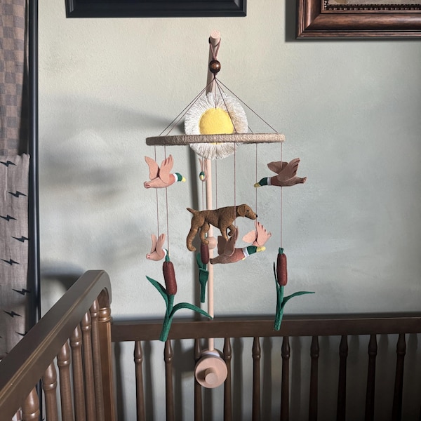 Baby Mobile for Crib, Pheasant Hunting, German Shorthaired Pointer ...
