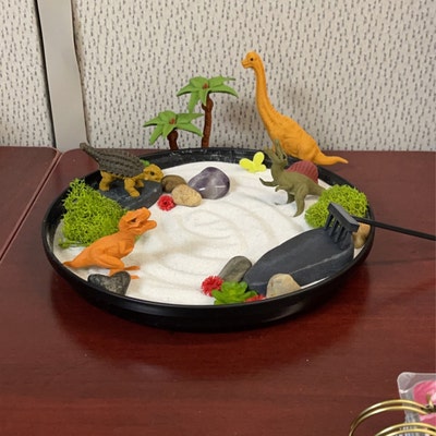 Dinosaur Zen Garden Jurassic T-rex Dino Mindful Work From Home Gifts ...