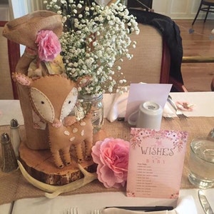 Deer Sewing Pattern, Felt Stuffed Deer Hand Sewing Plushie, Fawn Softie ...