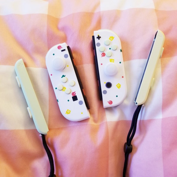 Custom Animal Crossing Themed Nintendo Switch Joy-con Joycon Controllers - Etsy