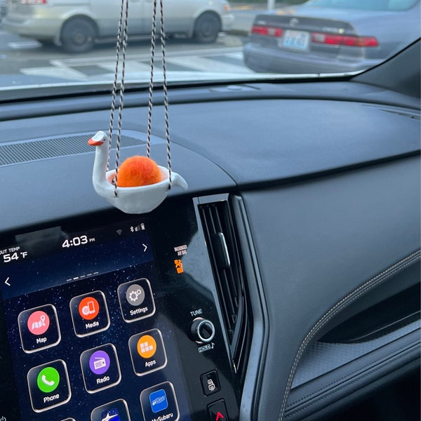 Goose Hanging Car Air Freshener Essential Oil Car Clay Diffuser With ...