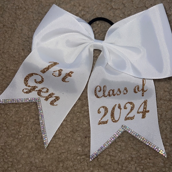 Bow for Graduation, Bow Personalized - Etsy