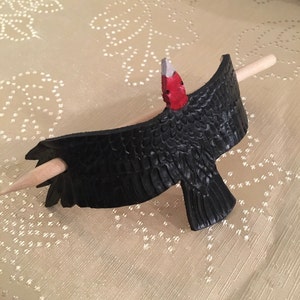 Raven Crow Hair Pin - Etsy