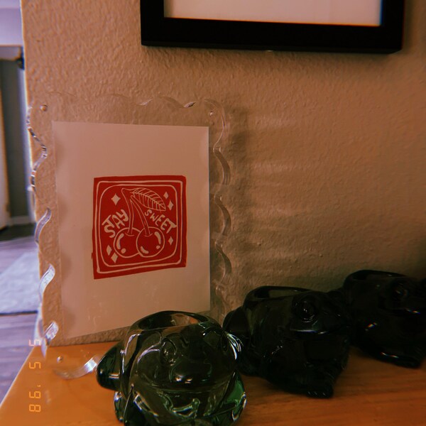 Fox Print | Linocut | Printmaking | Linoprint | Handmade & Hand Carved ...