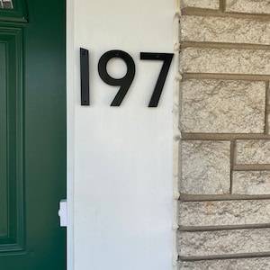 CLASSIC MODERN House Numbers 5 Inch Address Numbers and | Etsy