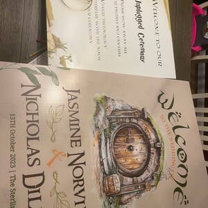 LOTR Wedding Table Numbers Editable Template Geek Wedding Elven Sign ...