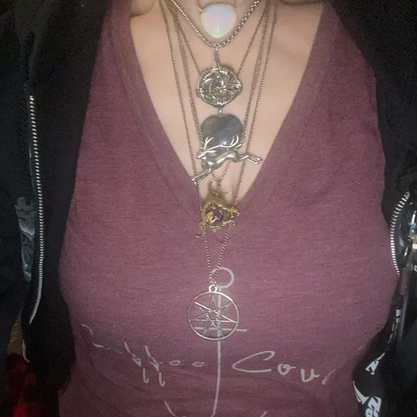 Black Steel Chain Gothic Bolero Wrap Collar Choker Layered Lariat ...