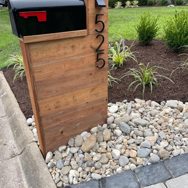 Beautiful, Handcrafted Cedar Mailbox Post; A Sure Fire Way to Bring ...