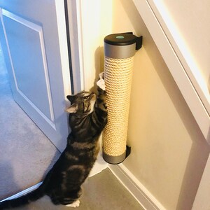 Cat Post for Wall. Modern Scratching Post for Cat. Durable Sisal ...