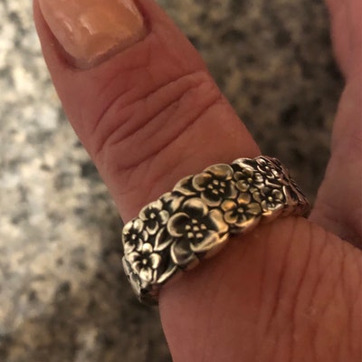 Spoon Ring Sizes 6 10 Thumb Ring Statement Ring 7970 - Etsy