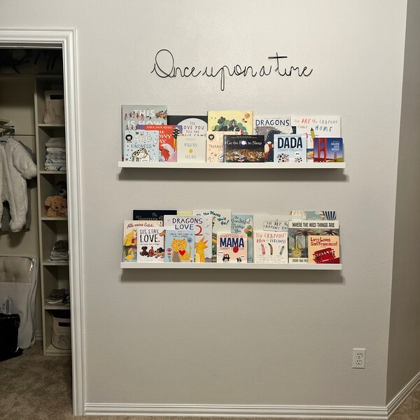 Once Upon A Time | Wire Word Sign | Nursery Room | Nursery Decor | Wire ...