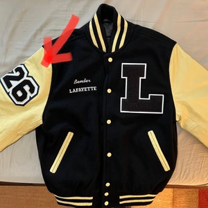 Letterman Jacket Year Chenille Patch Block please Note the Size - Etsy
