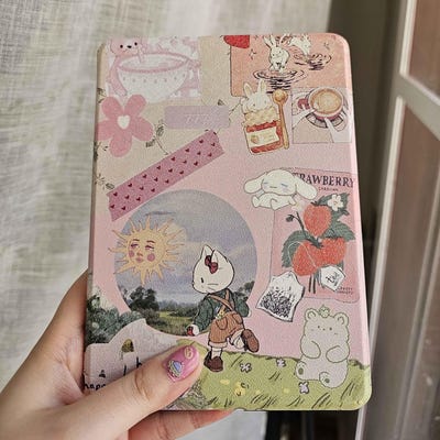Cute Newspaper Ledger Kindle Case Custom for Paperwhite 1/2/3/4, Kindle ...