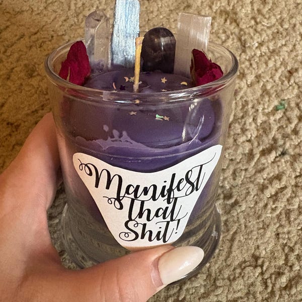 Manifestation Candle, Manifestation Spell, Manifestation Ritual, Law of ...