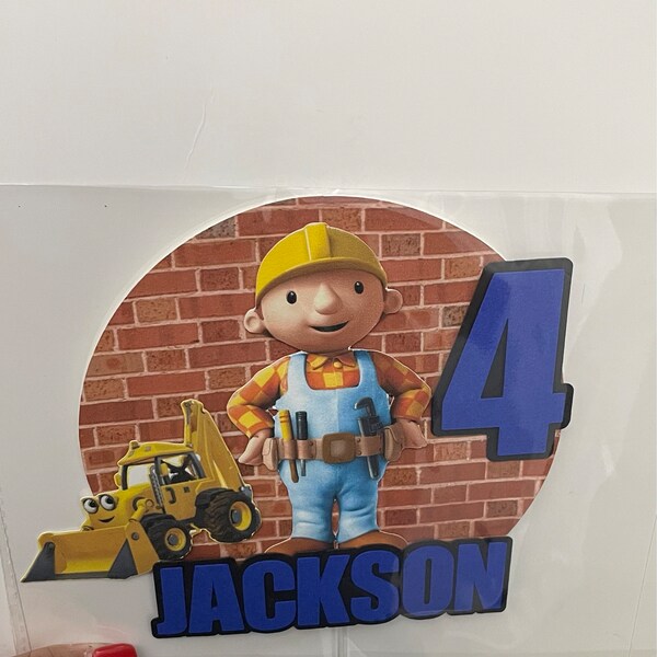 Pow Happy Birthday Cake Topper/happy Birthday Cake Topper/marvel Cake ...