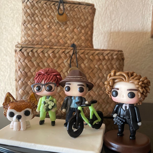 Custom Pop Clay Figurine Handmade Figurines Made of Air Dry Clay 5 Cm ...