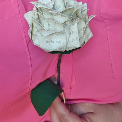 Steampunk Mixed Flowers Paper Origami Bouquet - Etsy