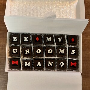 Personalized Words in Chocolate Custom Chocolate Words Personalized Box ...