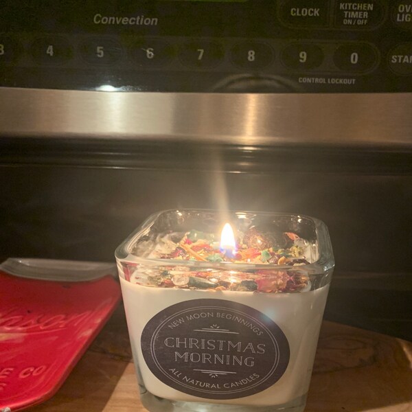 Christmas Morning Candles Holiday Crystal Candle Christmas Candle Soy ...