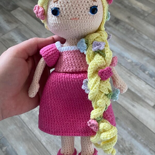 Crochet Pattern Rapunzel (english Pattern) - Etsy