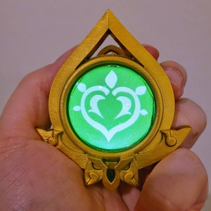 Fontaine Vision, LED Light up Genshin Impact Vision,led Fontaine Vision ...