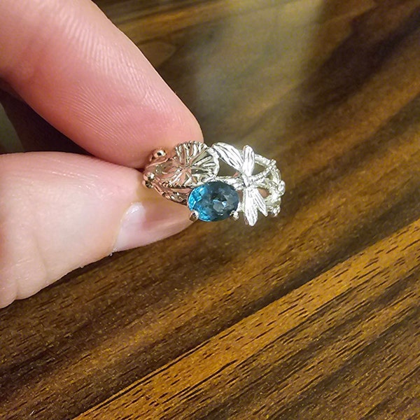 6318 Sterling Silver Ring Setting, 1-7 MM and 2-4 MM Round Gemstone ...