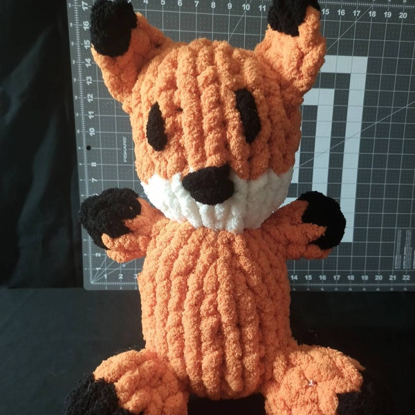 Fingerknit Chunky Elephant Plushie Pattern With Video Tutorial Elephant ...