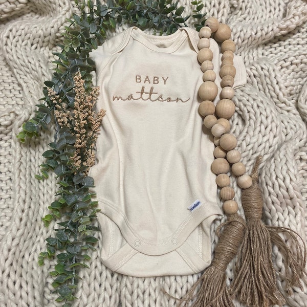 Embroidered Onesies® Brand, Personalized Baby Girl ONESIES® Brand ...