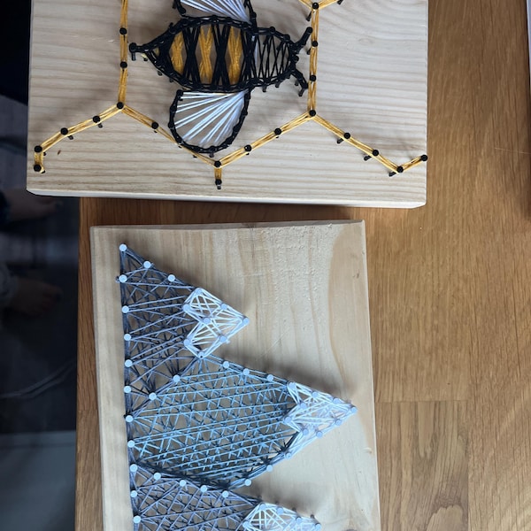 Daisy Flower String Art Template | DIY String Art | String Art Template ...