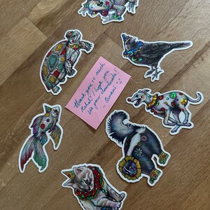 Sparkly Clown Rat Sticker - Etsy