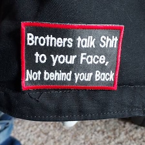 Custom 3 Lines of Text Personalized Patch With Hook and Loop Fastener ...