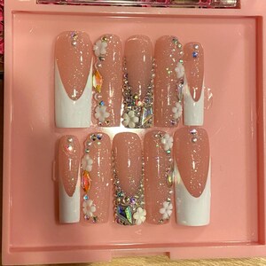 Cazuela De Barro, Mexican Press on Nails, Talavera Nails, Handmade ...