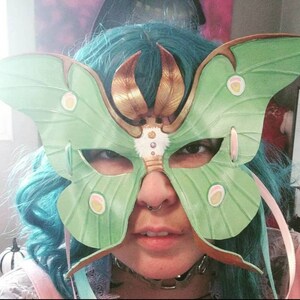 Custom Snow Leopard Leather Masquerade Mask - Etsy