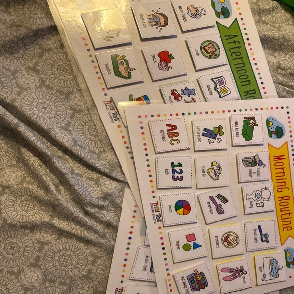 Daily Visual Schedule (120 Routine and Activity Cards), Includes Charts ...