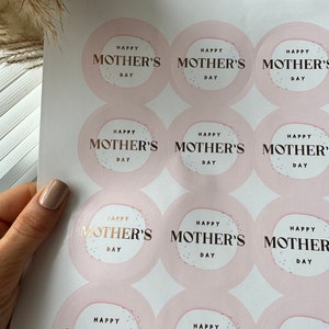 Elegant NAME and AGE BIRTHDAY Hand Foiled Stickers - Etsy UK