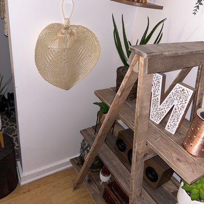 Natural Bamboo Fan, Set of 3, Boho Decor Bamboo Hand Fan, Bamboo Wall ...
