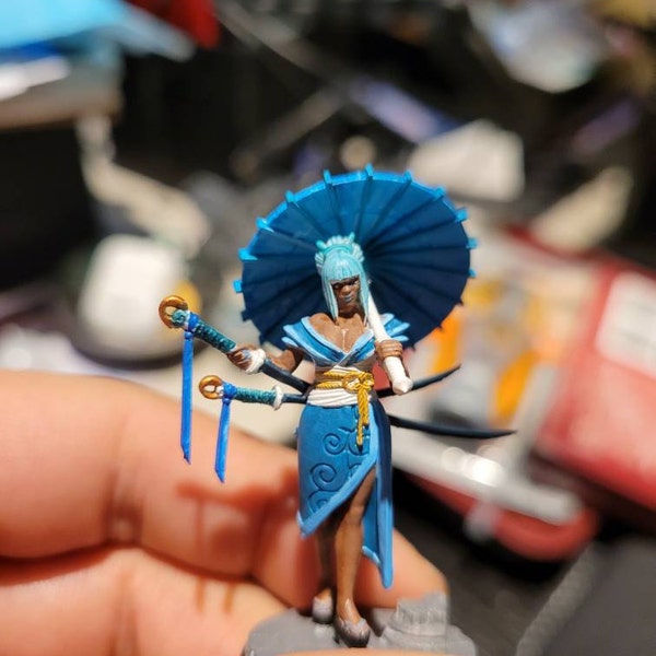 Mizuki, Female Geisha Samurai , Miniature Blueprint , Tabletop RPG ...