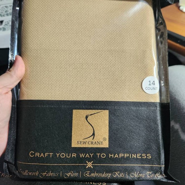 11 Count Aida Cloth Cross Stitch Embroidery Fabric, Light Beige - Etsy