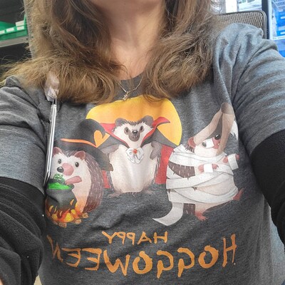 Hungry Hamster in Peach and Orange Iced Tea Poster Print - Etsy