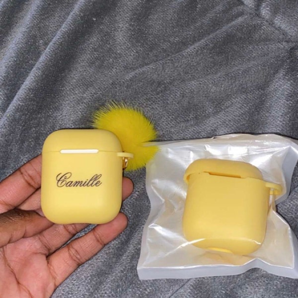 Custom Airpods Pro 3 Case Cute With Pom Pom Keychain,silicone AirPod ...