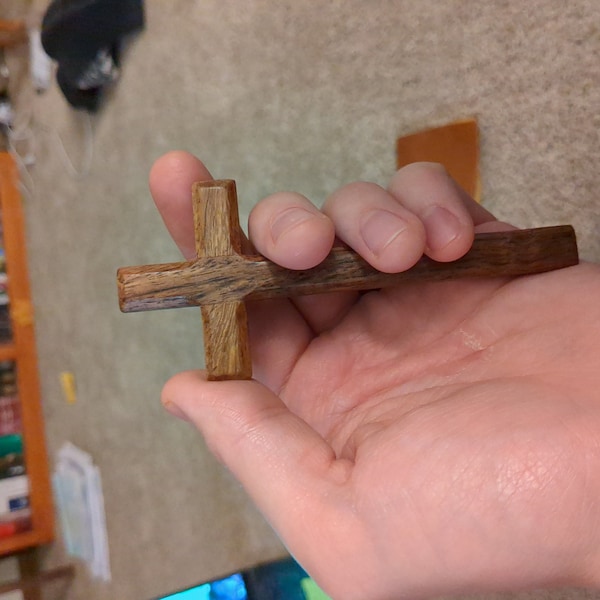 Beautifully Simple Wooden Hand Cross - Etsy