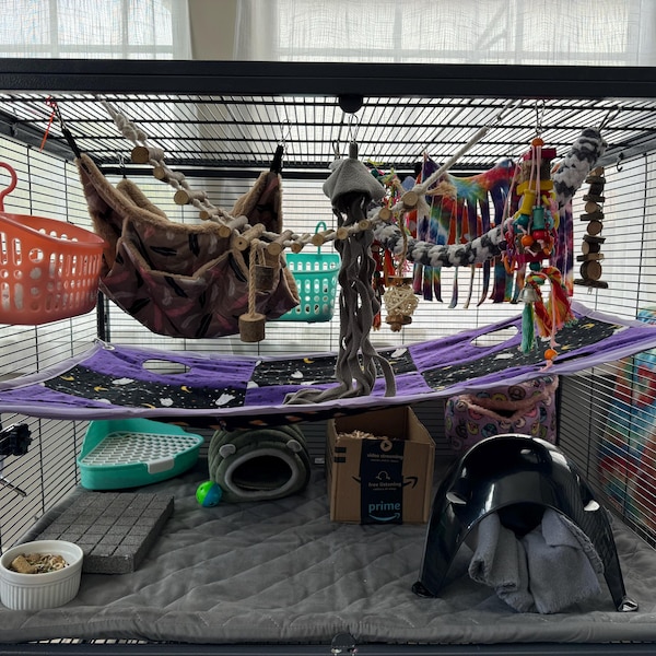 Rat Fall Breaker, Rat Fall Safe, Rat Cage Hammock, Rat Cage, (fall ...